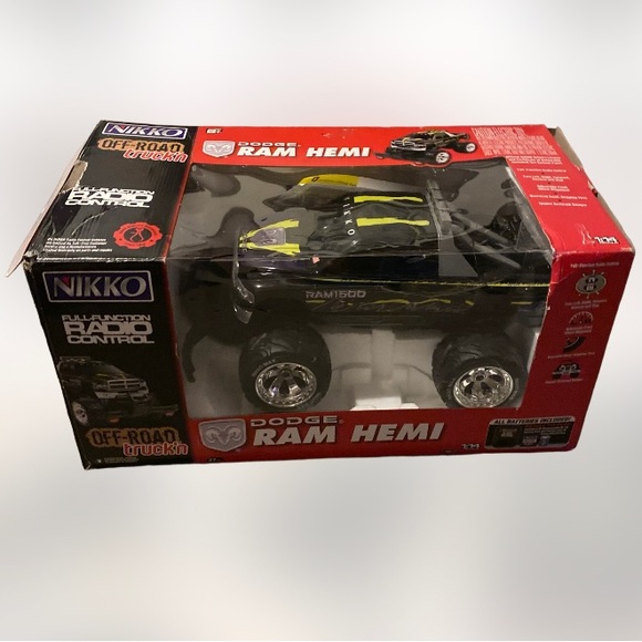 Nikko Ceramics | Toys | Vtg Nos 3 Nikko Rc Dodge Ram Hemi 500 Unused ...